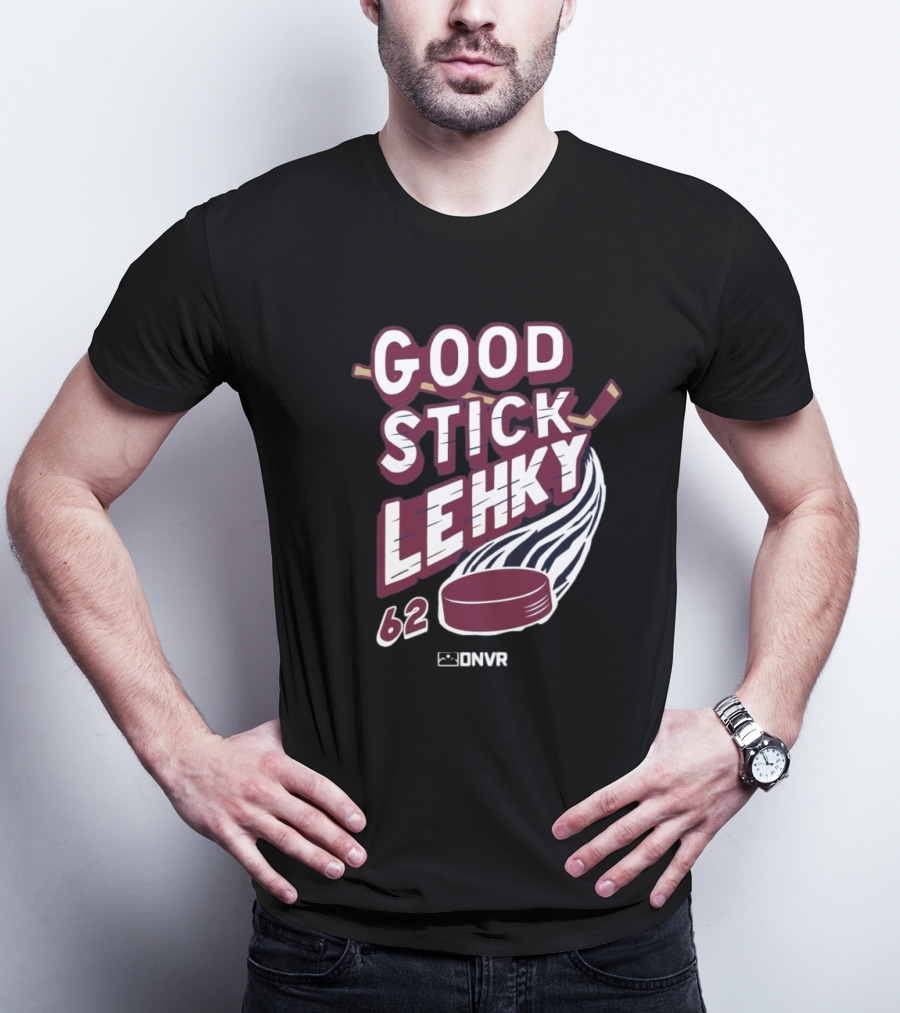 DNVR Good Stick Lehky 62 Hockey Puck And Stick T-Shirt