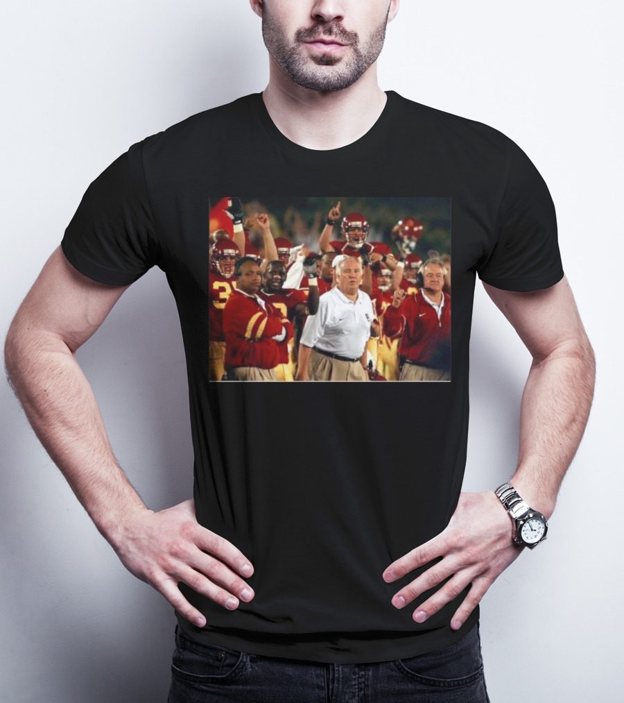 Rip Coach John Robinson Fight On Forever USC Trojans Football Team Victory Celebrations T-Shirt