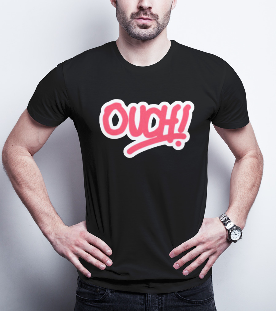 Ouch Matt Watson New Bold Retro Text T-Shirt