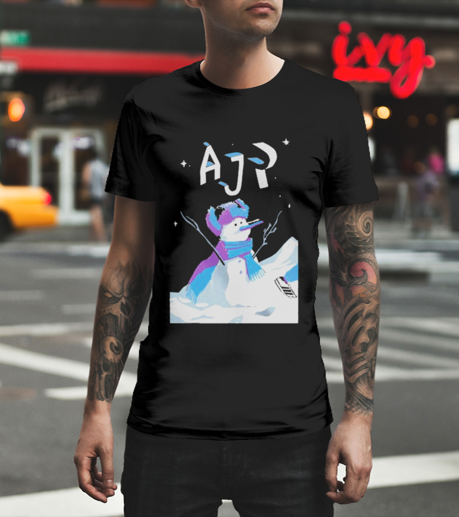 AJR Brothers Snowman Winter T-Shirt
