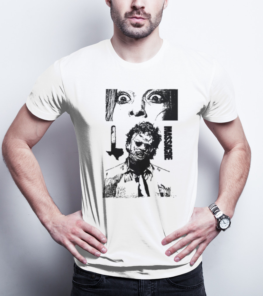 San Antonio Sharpist Texas Chainsaw Massacre Face Horror T-Shirt