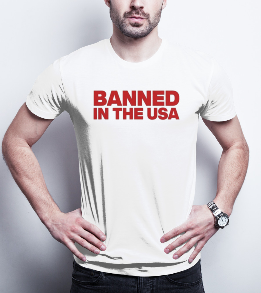 Banned In The USA Venus Sherwood Wearing T-Shirt