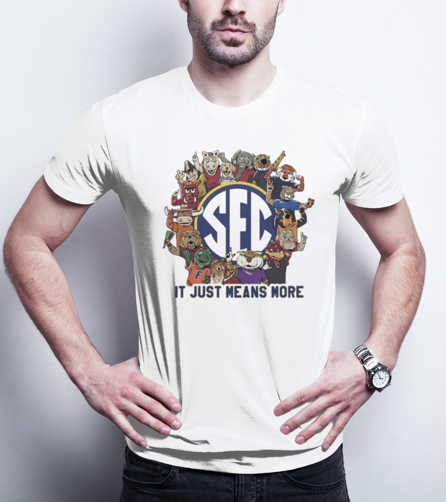 LSU SEC Animal Mascots It Just Means More T-Shirt