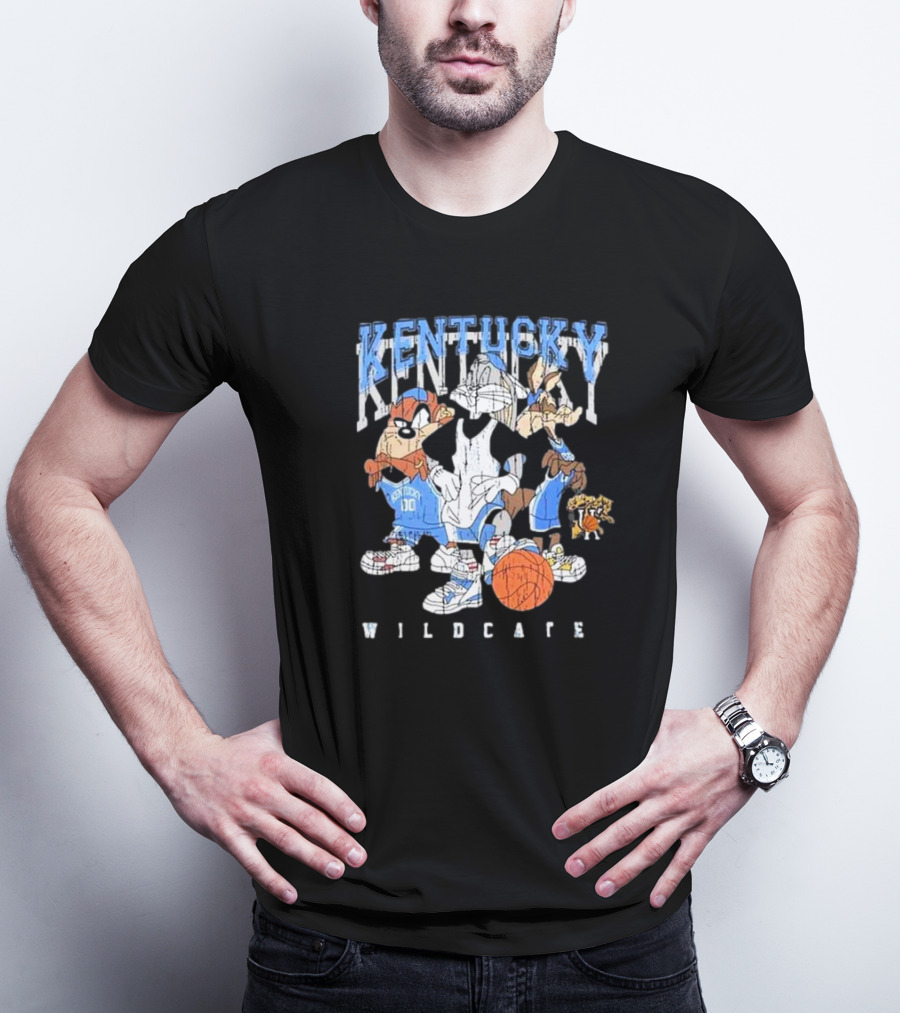 Kentucky Wildcats NCAA Vintage Basketball Characters Wildcats T-Shirt