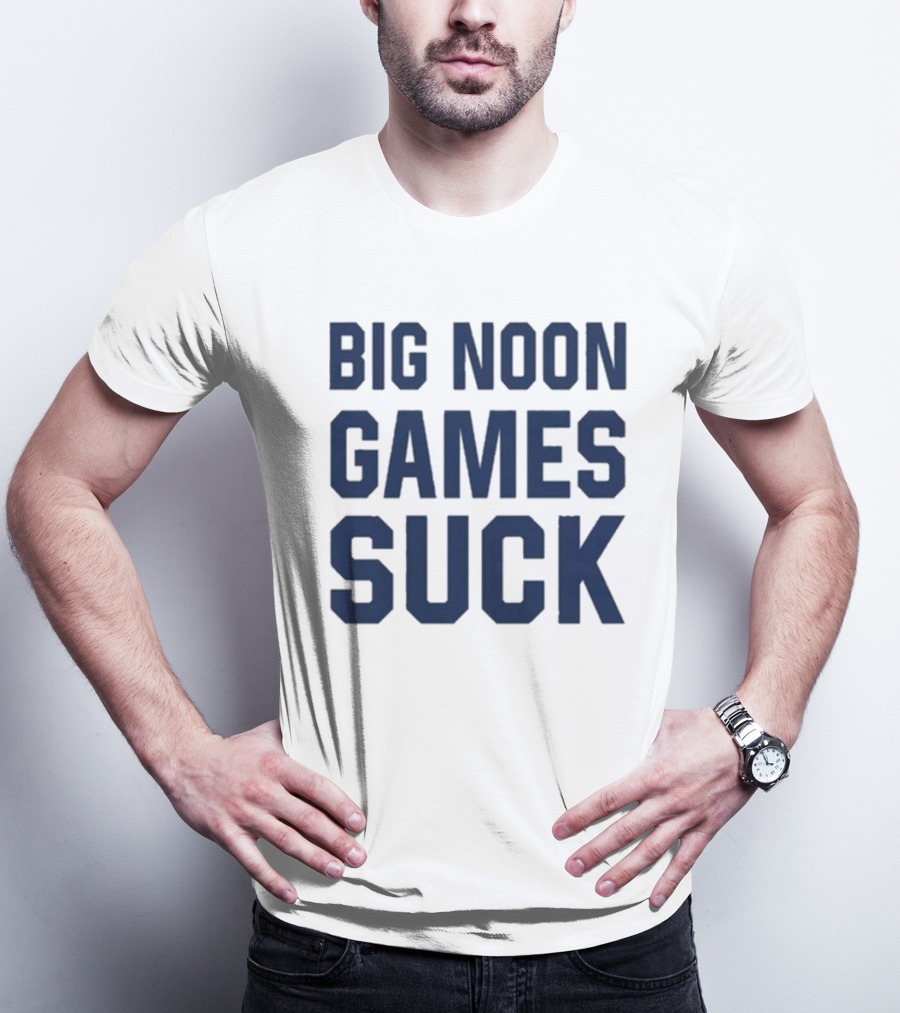 Jeremy Birmingham Big Noon Games Suck Football Commentary T-Shirt