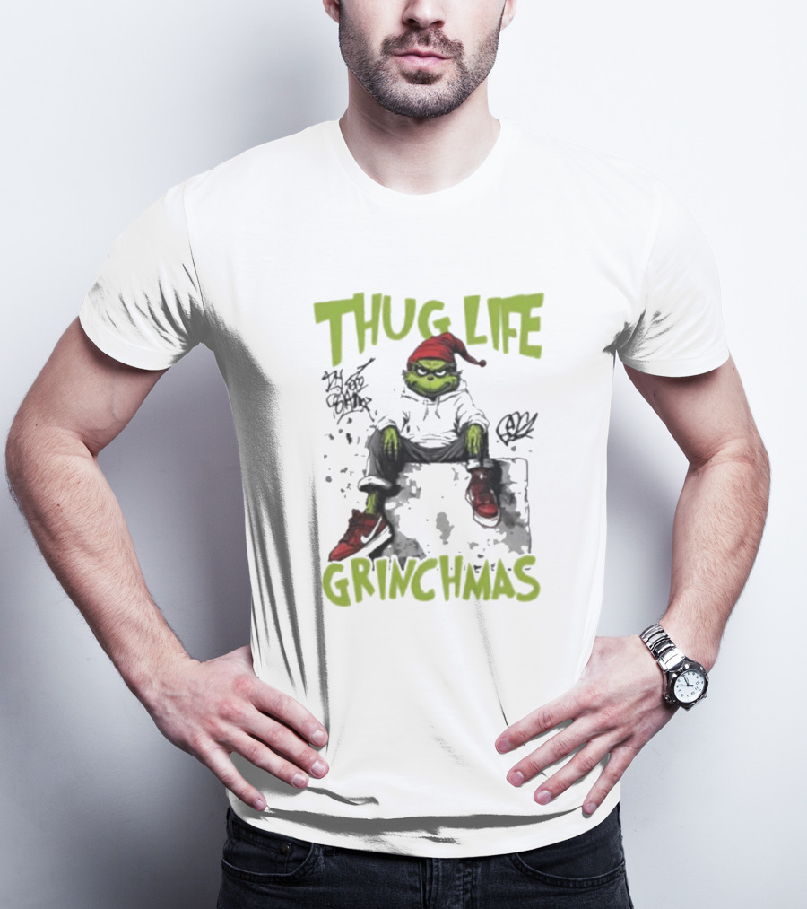Thug Life Grinchmas T-Shirt