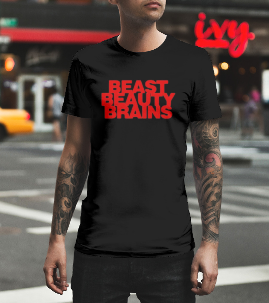 Ilona Maher Beast Beauty Brains Iconic Red T-Shirt