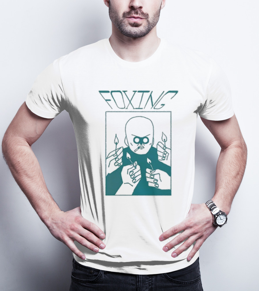 FOXING Cigman White Mysterious Smoker With Matches T-Shirt