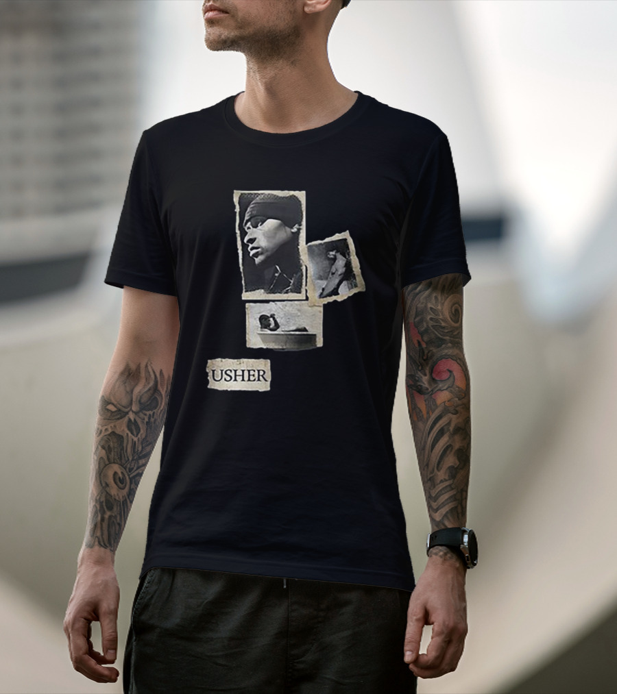 Usher Raymond IV Confessions Album Collage T-Shirt