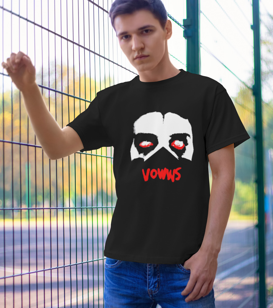 Vowwsband Vowws Hollow Face Red Eyes T-Shirt