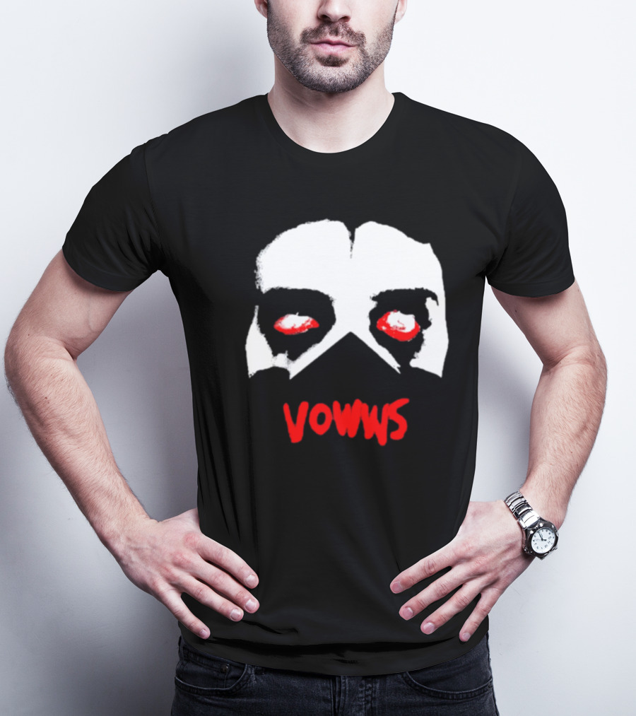 Vowwsband Vowws Hollow Face Red Eyes T-Shirt