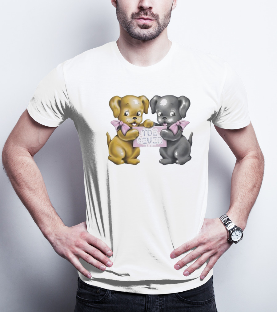 Tde Forever The Driver Era Cute Puppy Duo With Bows T-Shirt