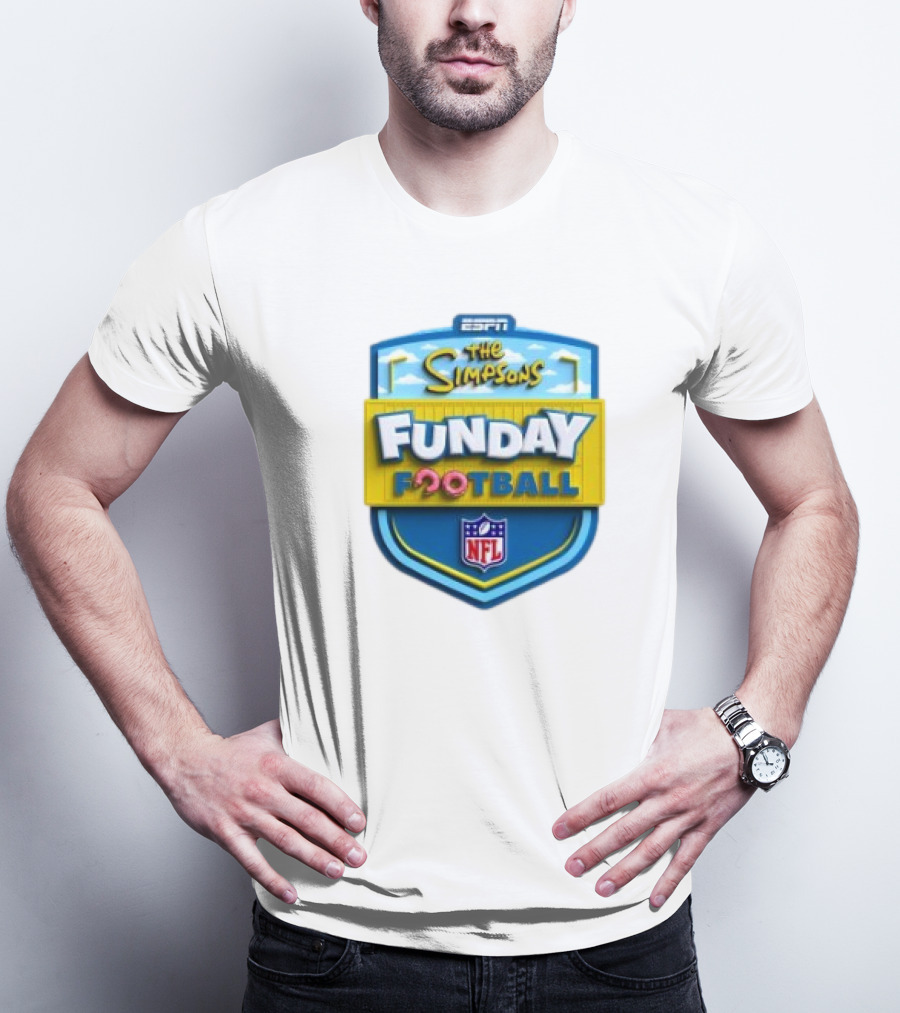 ESPN The Simpsons Funday Football NFL T-Shirt