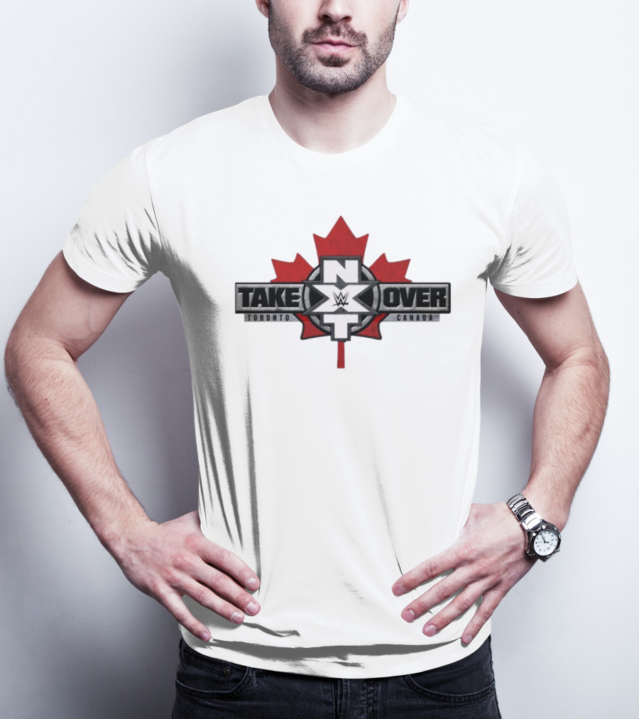 WWE NXT TakeOver Toronto Canada Maple Leaf T-Shirt