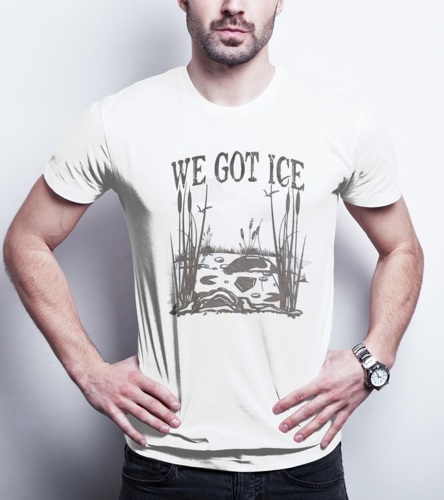 Home Of The Blue Heron We Got Ice Swamp Scene T-Shirt