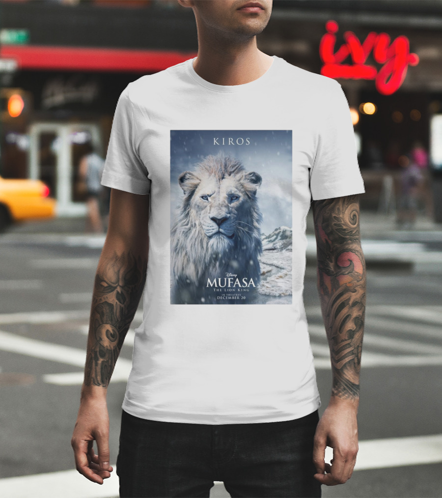 Kiros Mufasa The Lion King Disney In Theatres December 20 T-Shirt
