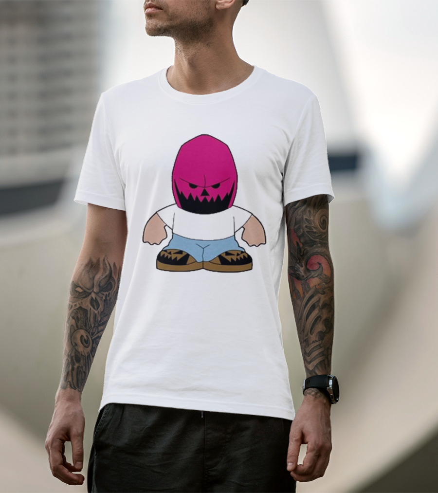 Abbitt 730 Dude Babbitt Revived Pink Mask Character T-Shirt