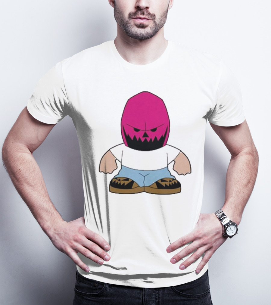 Abbitt 730 Dude Babbitt Revived Pink Mask Character T-Shirt