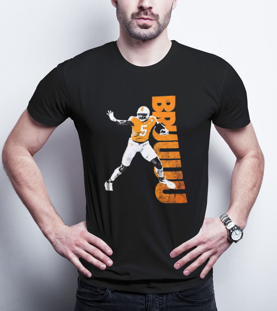 Bruuuu Tennessee Vols 5 Bru Mccoy NCAA Football Iconic T-Shirt