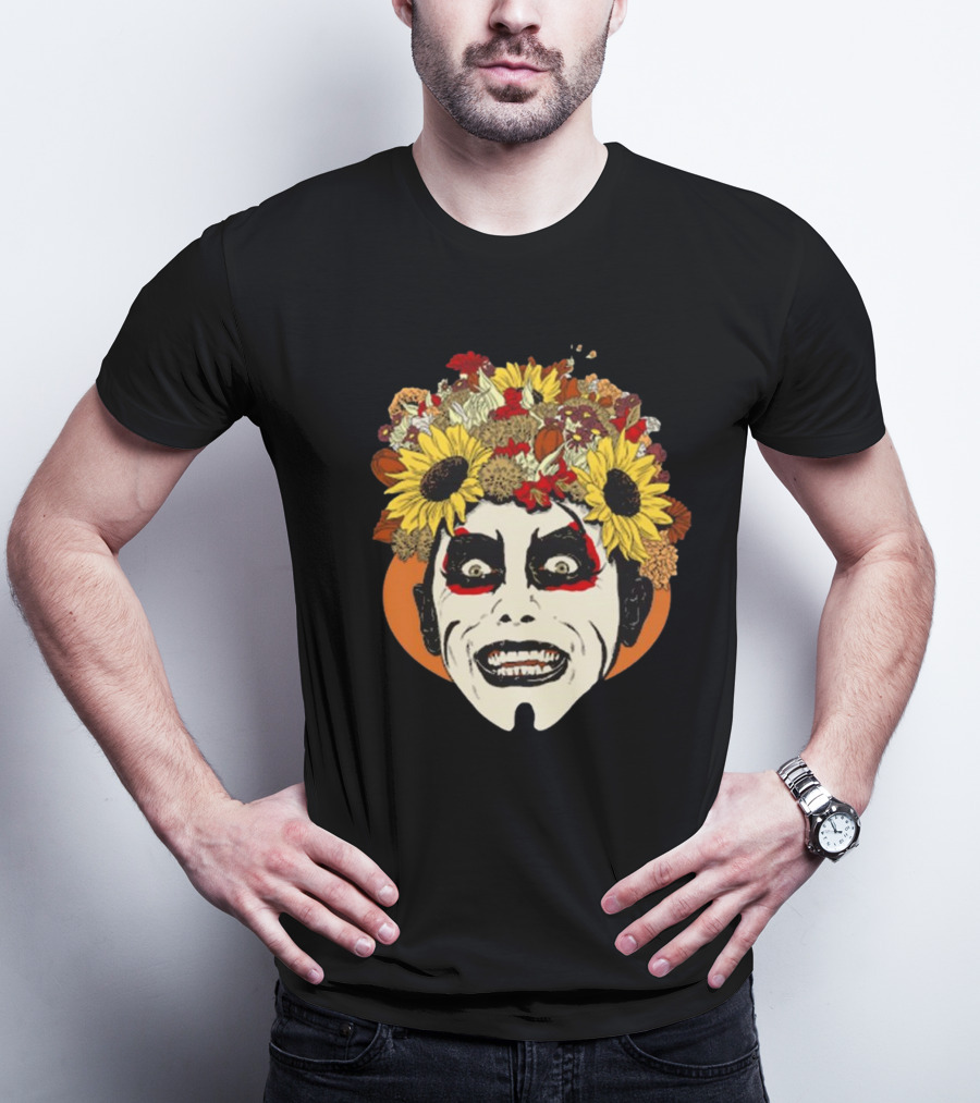 Danhausen Fallhausen Sunflower Face Paint WWE Wrestling T-Shirt
