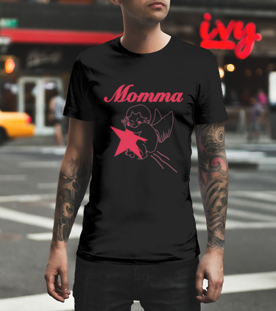 Momma Cupid Star Baby T-Shirt