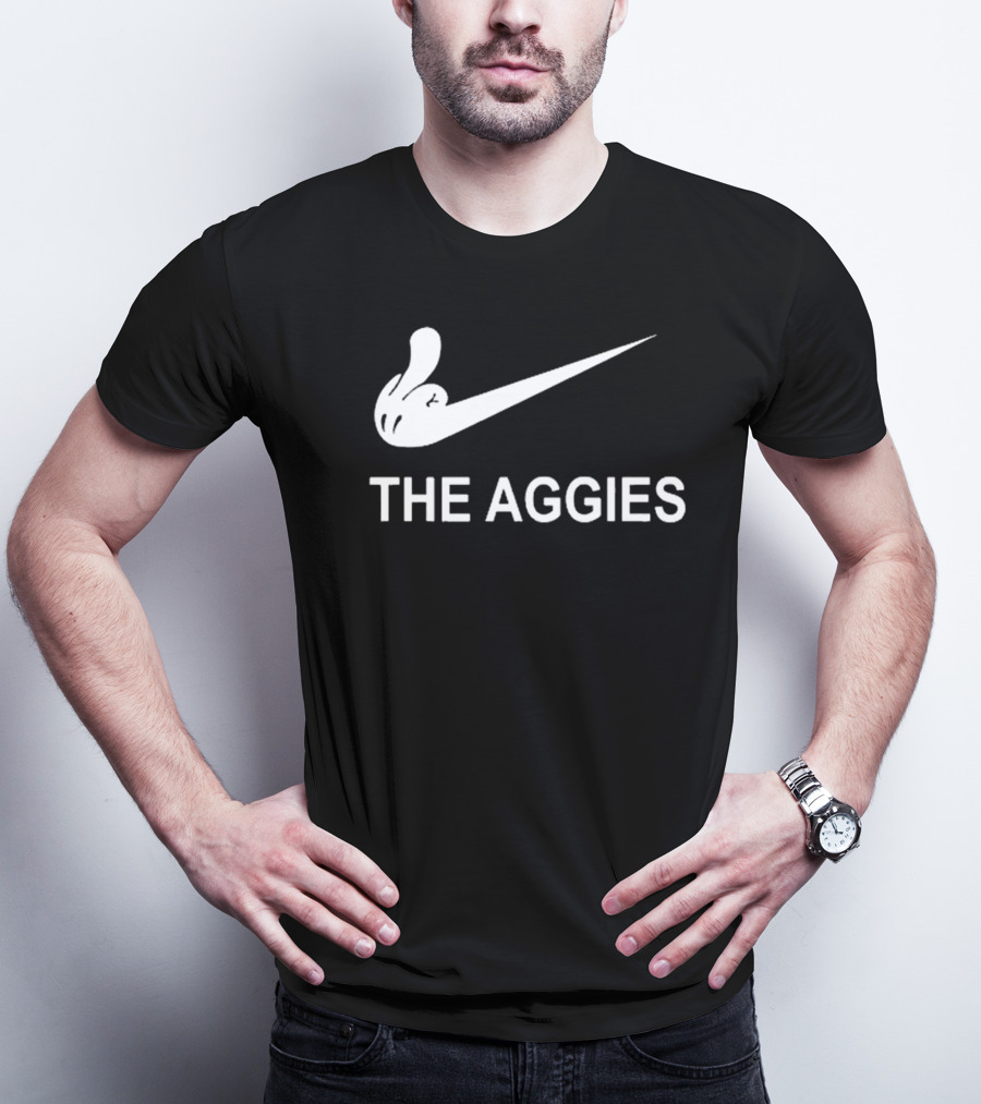 THE AGGIES Logo Musicbylyric Nostalgia Is My Enemy T-Shirt