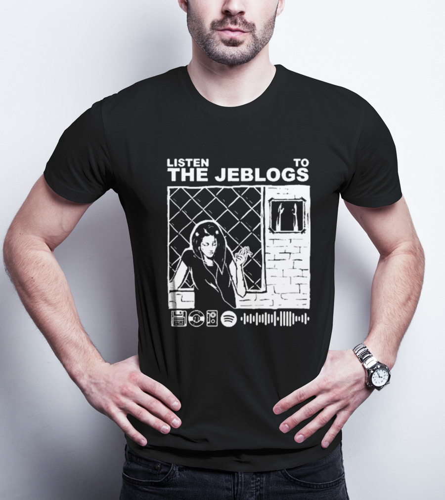 Listen To The Jeblogs Music Streaming Icons T-Shirt
