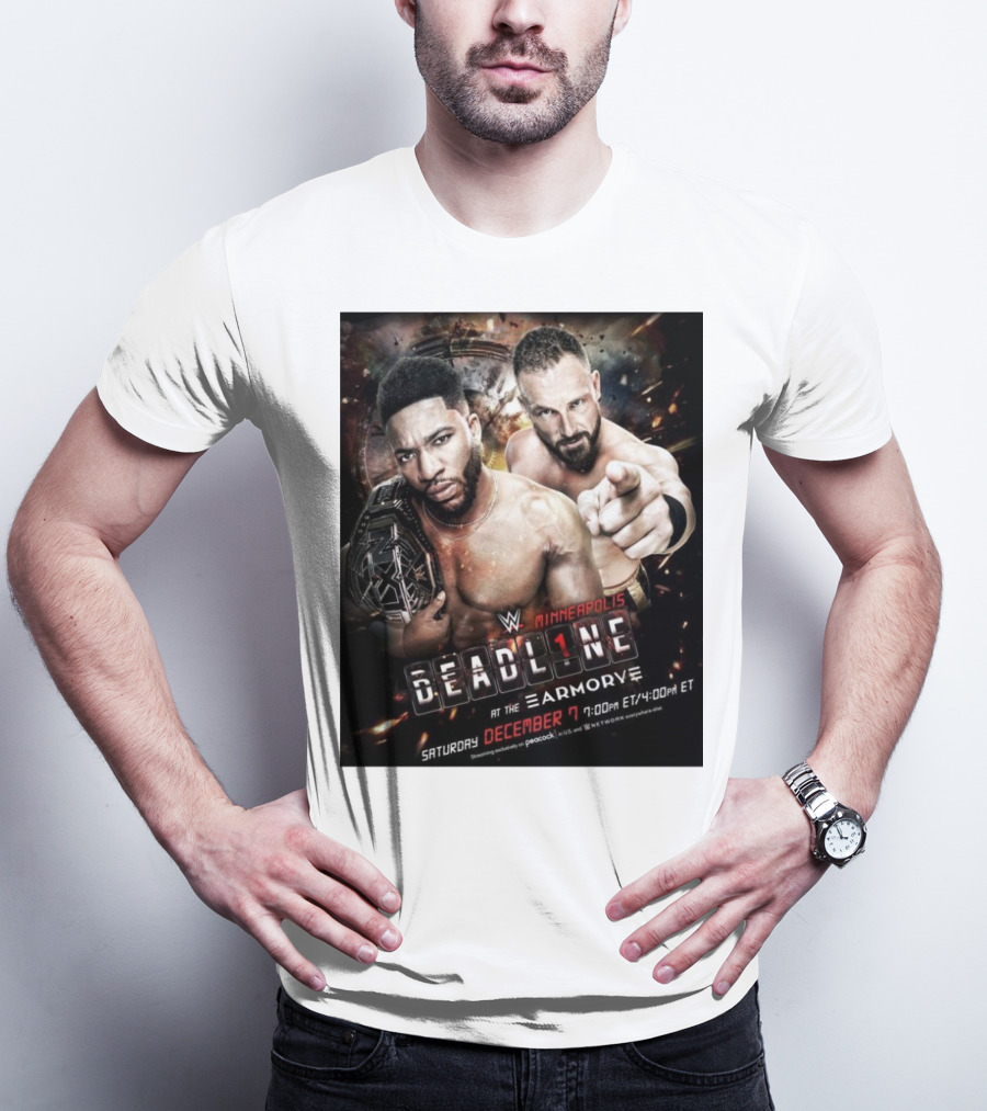 WWE NXT Deadline At The Armory Minneapolis Saturday December 7 7:00 PM ET / 4:00 PM ET T-Shirt