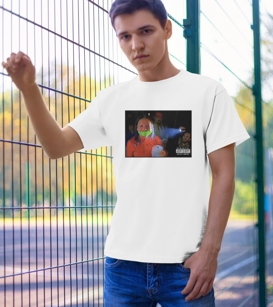Trishabriellee Fishtank Parental Advisory Explicit Content T-Shirt
