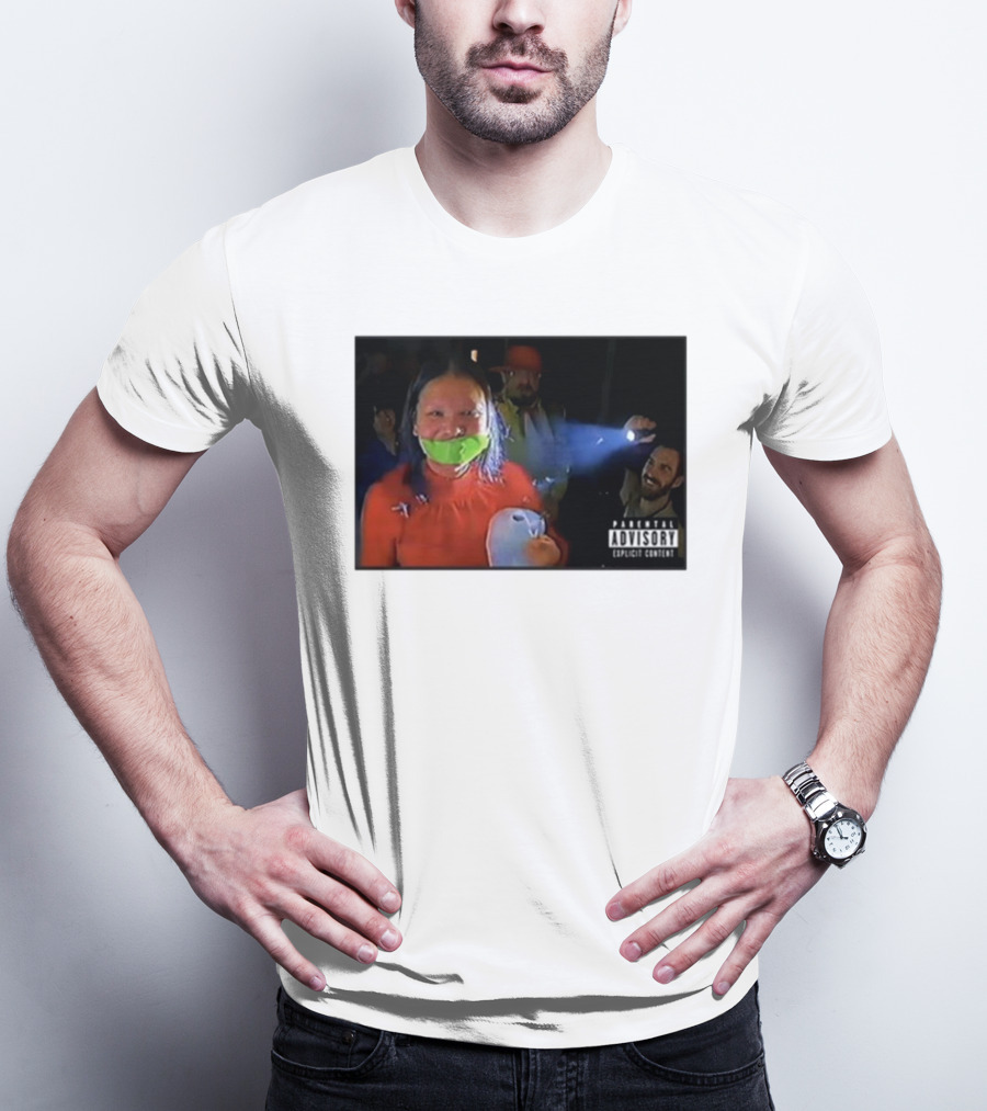 Trishabriellee Fishtank Parental Advisory Explicit Content T-Shirt