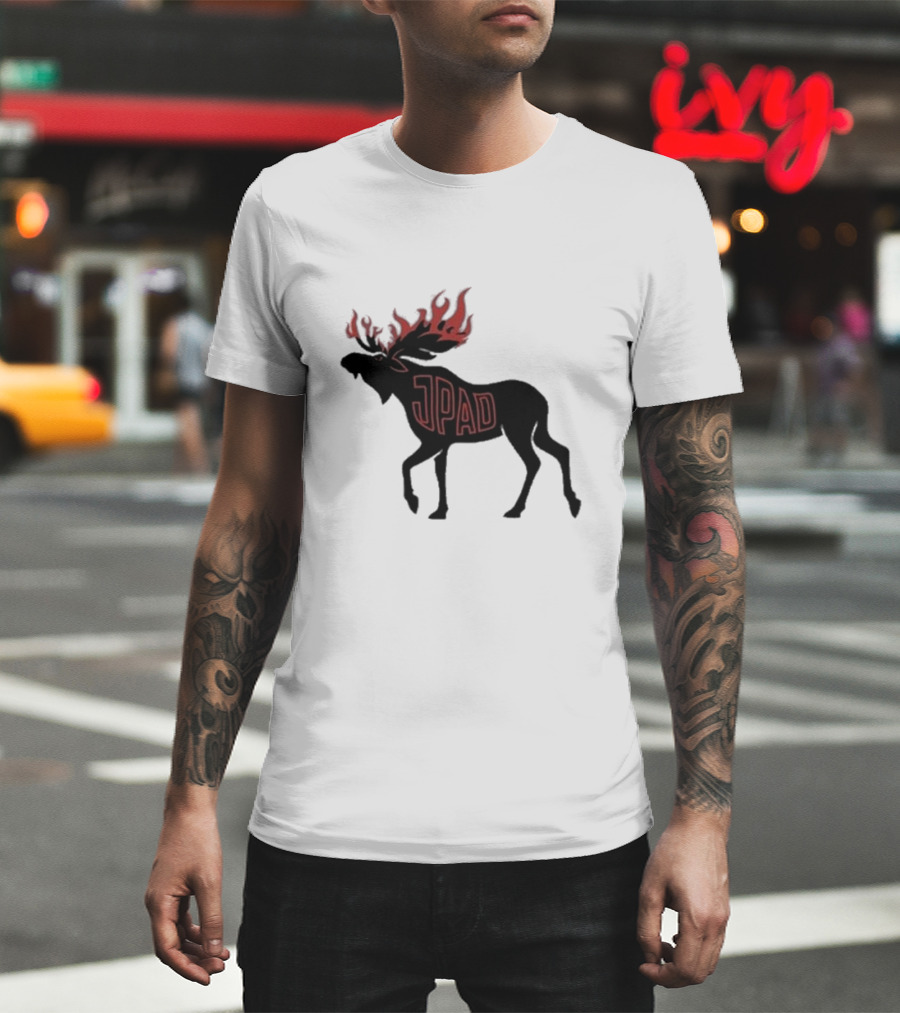 JPAD Flaming Moose Design Jared Jpad Padalecki T-Shirt