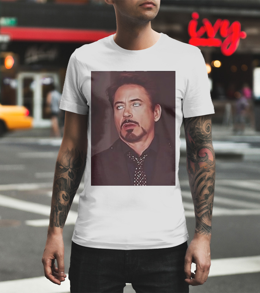 The RDJ Eye Roll Meme Face T-Shirt