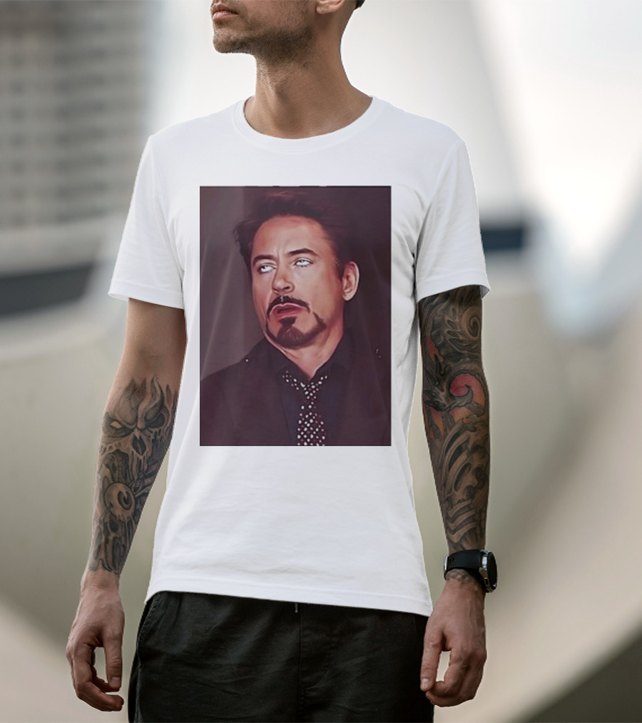 The RDJ Eye Roll Meme Face T-Shirt