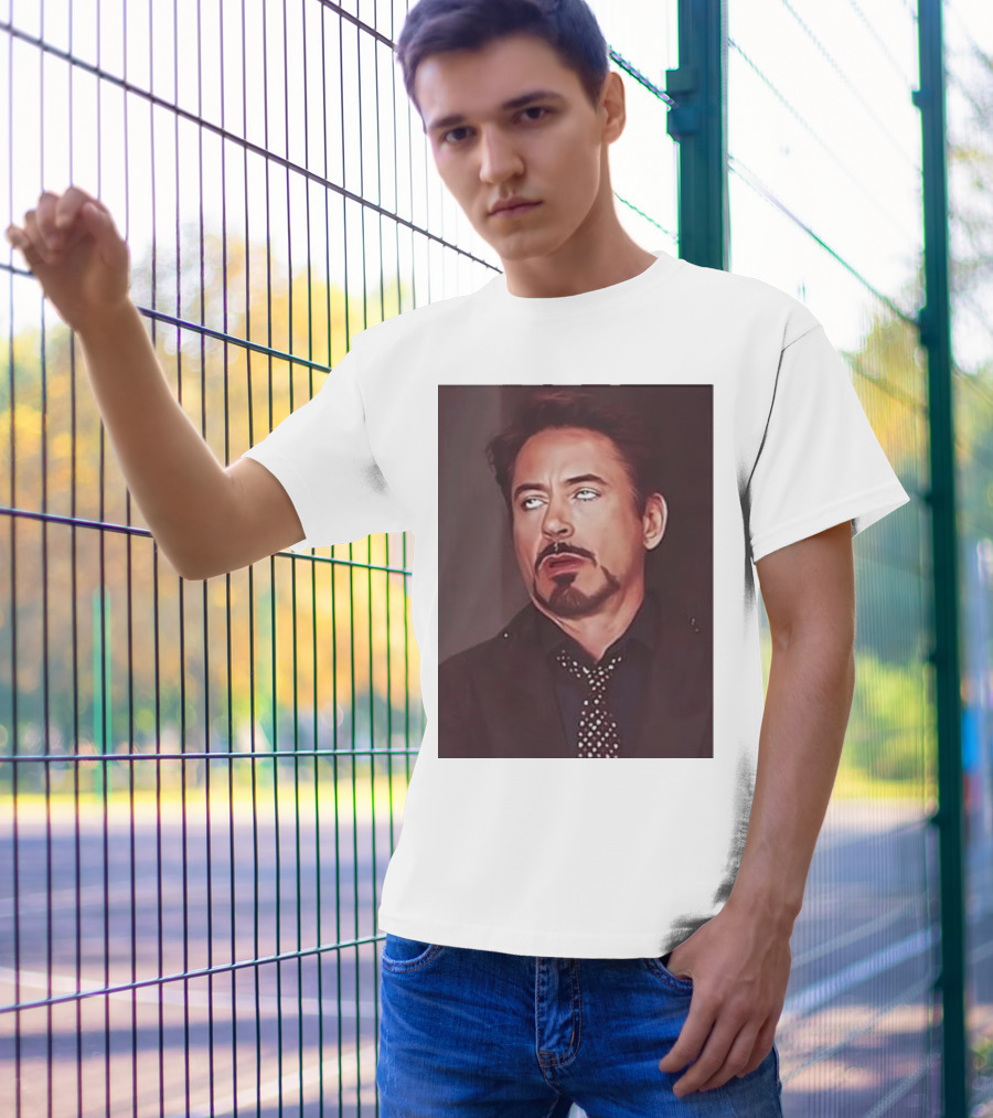The RDJ Eye Roll Meme Face T-Shirt