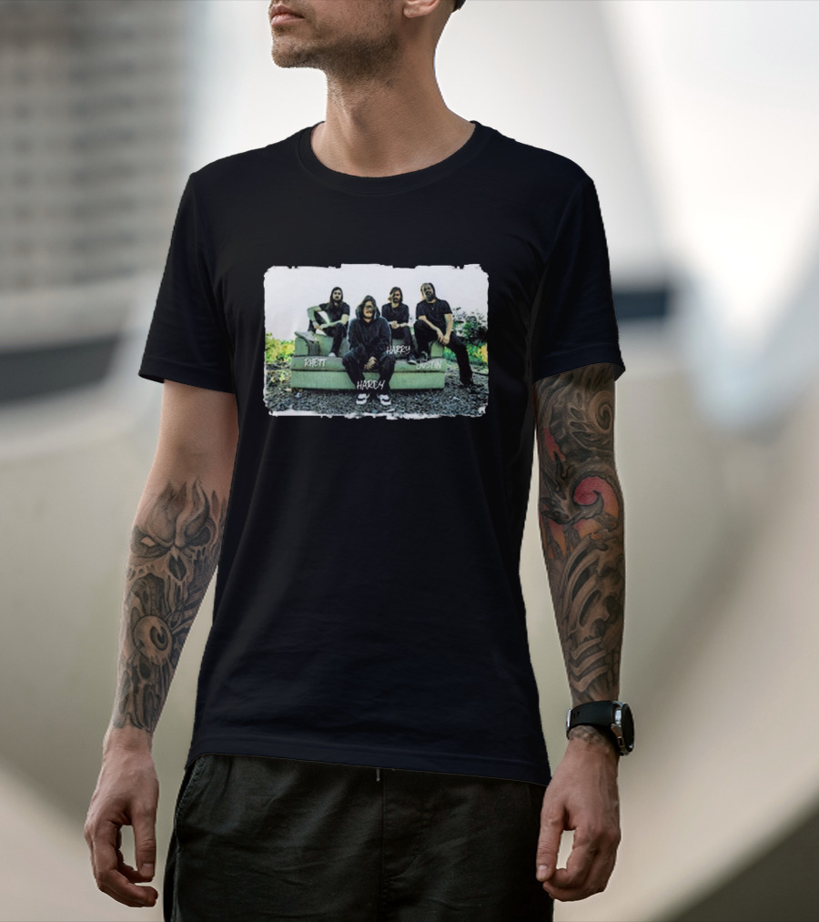 Rhett Hardy Harry Justin Band Photo T-Shirt