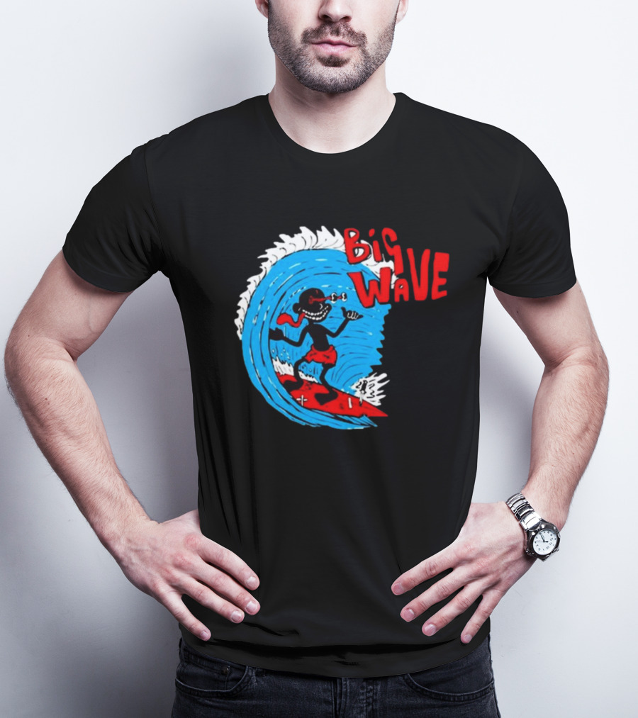 Lil Darkie Big Wave Surfing Vintage T-Shirt
