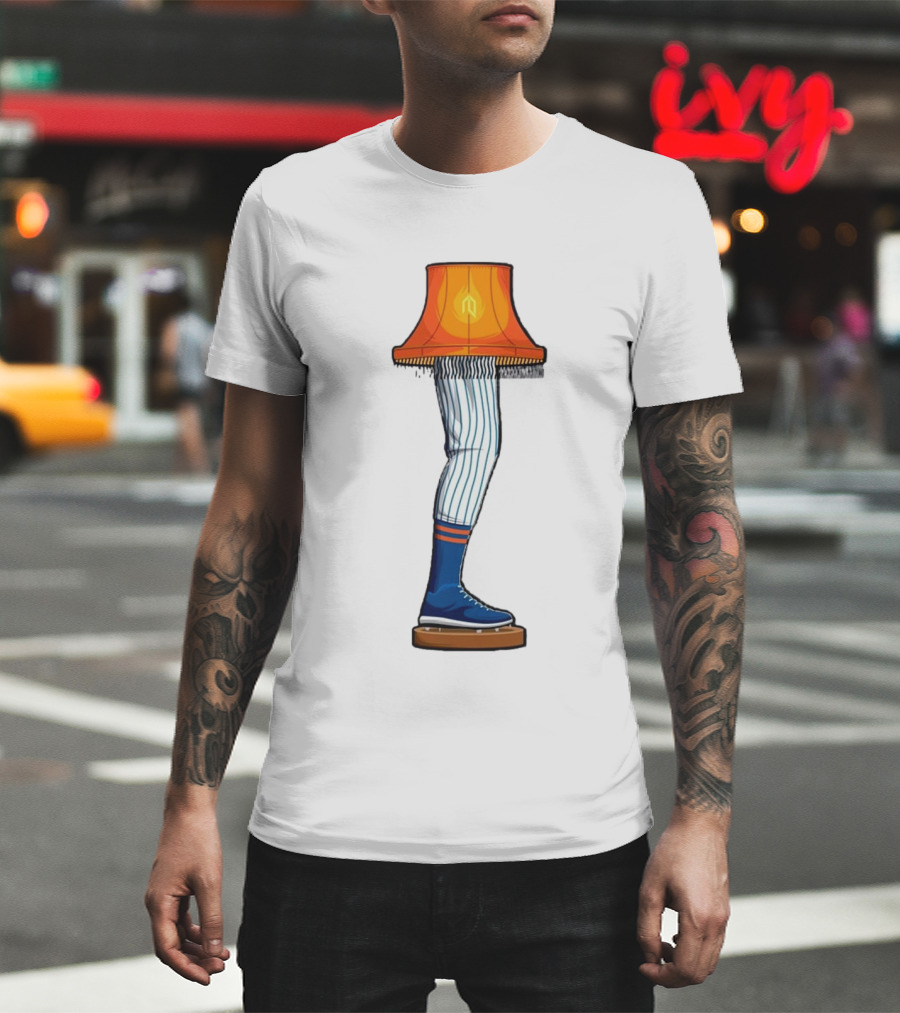 LGM Leg Lamp New York Mets MLB Baseball T-Shirt