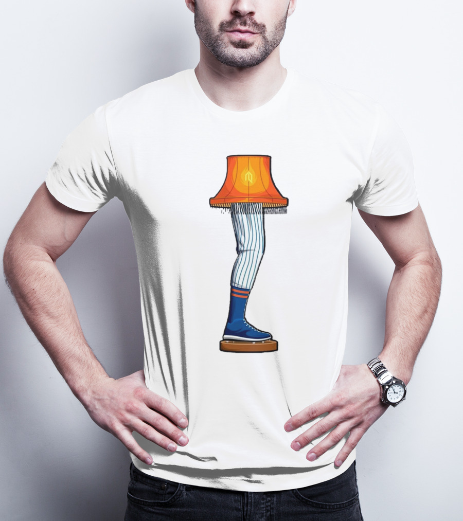 LGM Leg Lamp New York Mets MLB Baseball T-Shirt