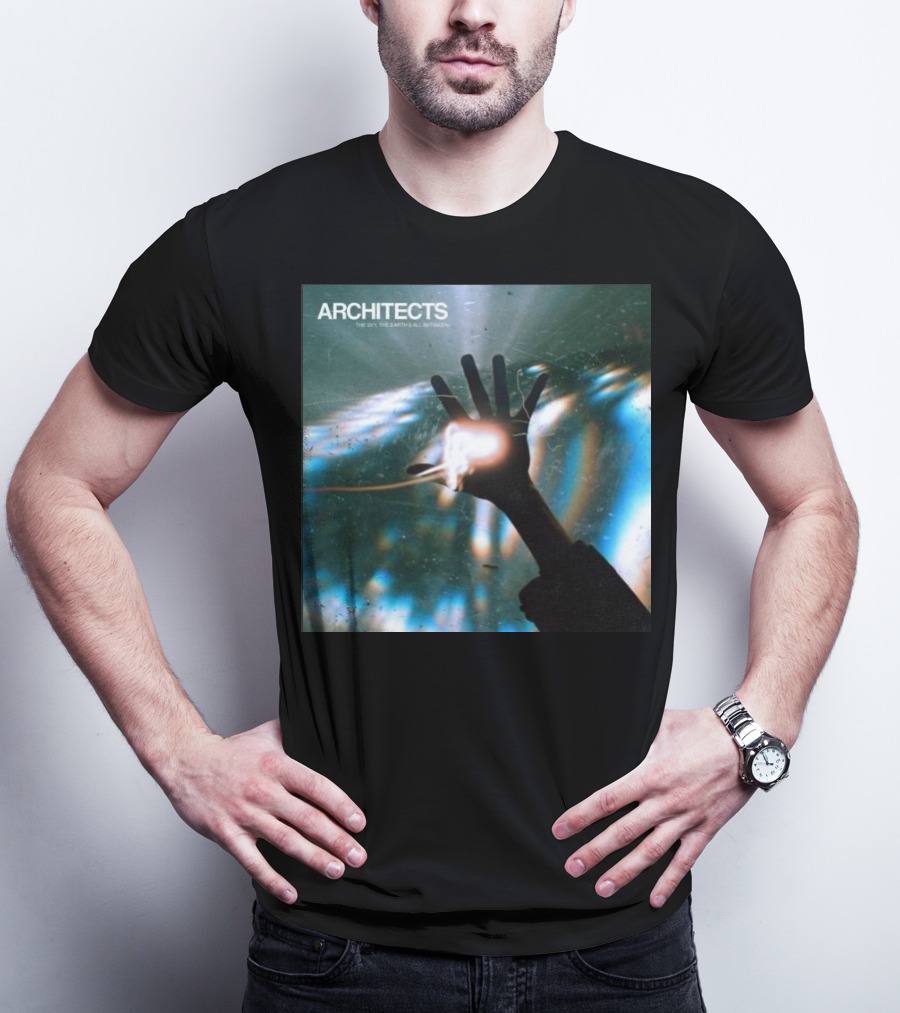 ARCHITECTS The Sky, The Earth And All Between Hand Through Light Rays T-Shirt
