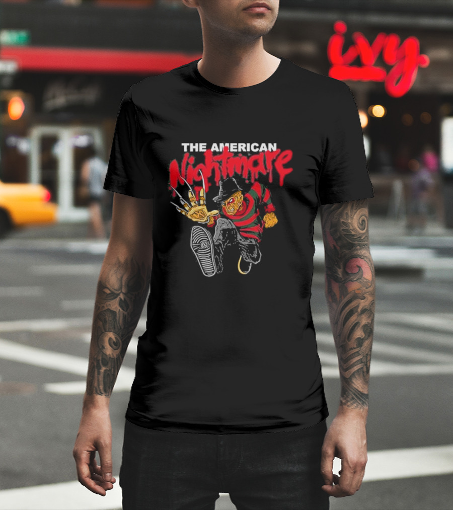 The American Nightmare Freddy Krueger Inspired Psychos Only Night Comes Creeping T-Shirt