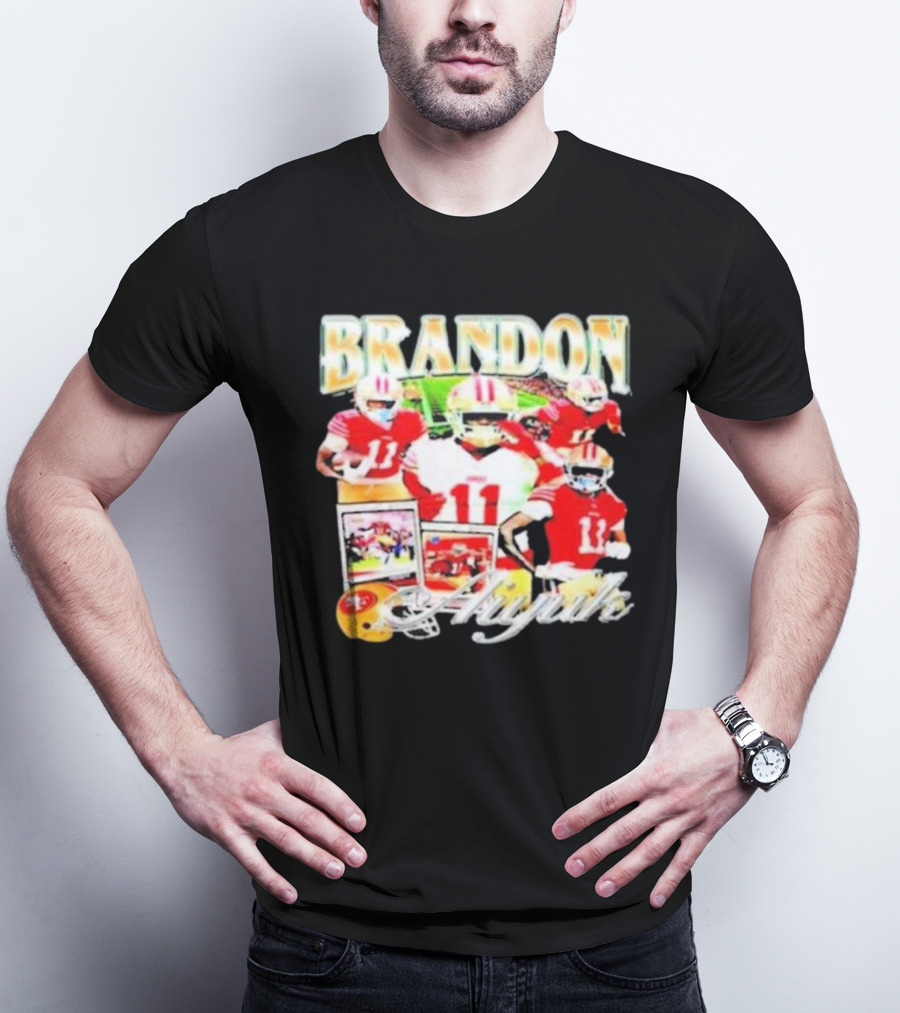 Brandon Aiyuk San Francisco 49ers Football Collage BA IGYB T-Shirt