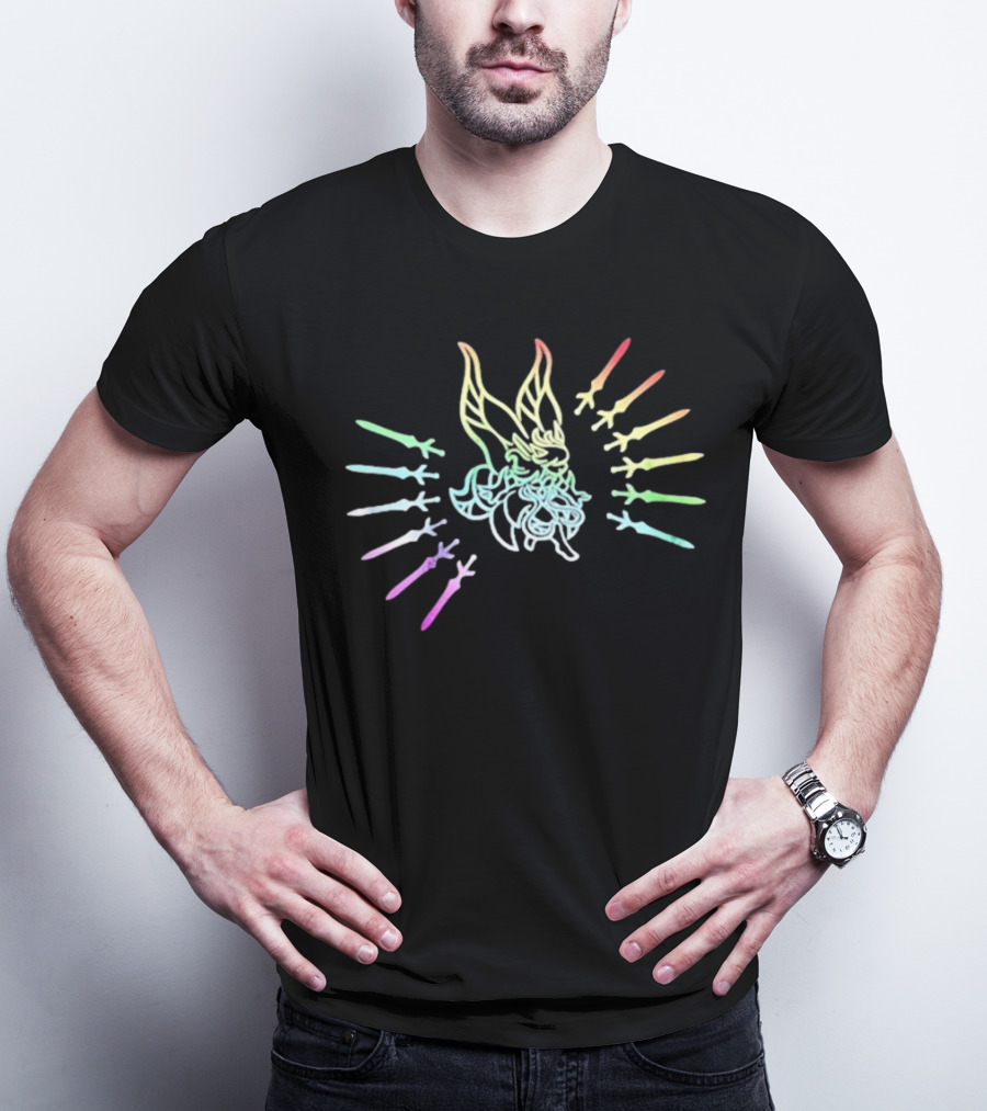 Terraria Empress Of Light Rainbow Swords T-Shirt
