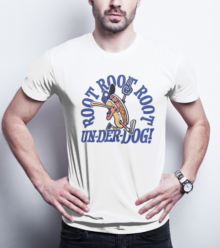 Root Root Root Un-Der-Dog Kansas City Royals MLB Blue October T-Shirt