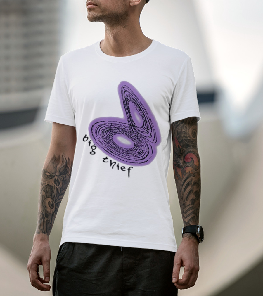 Big Thief Double Infinitee Purple Rings T-Shirt