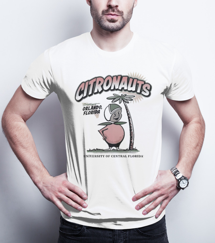 UCF FTU Citronauts University Of Central Florida Orlando Florida Vintage Heavyweight T-Shirt