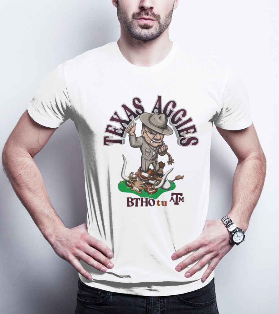 Texas Aggies BTHO T.u. A&M Sarge Texas Longhorns Rivalry T-Shirt