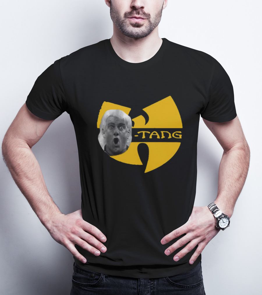 Ric Flair Woo Tang Clan Logo Mashup T-Shirt