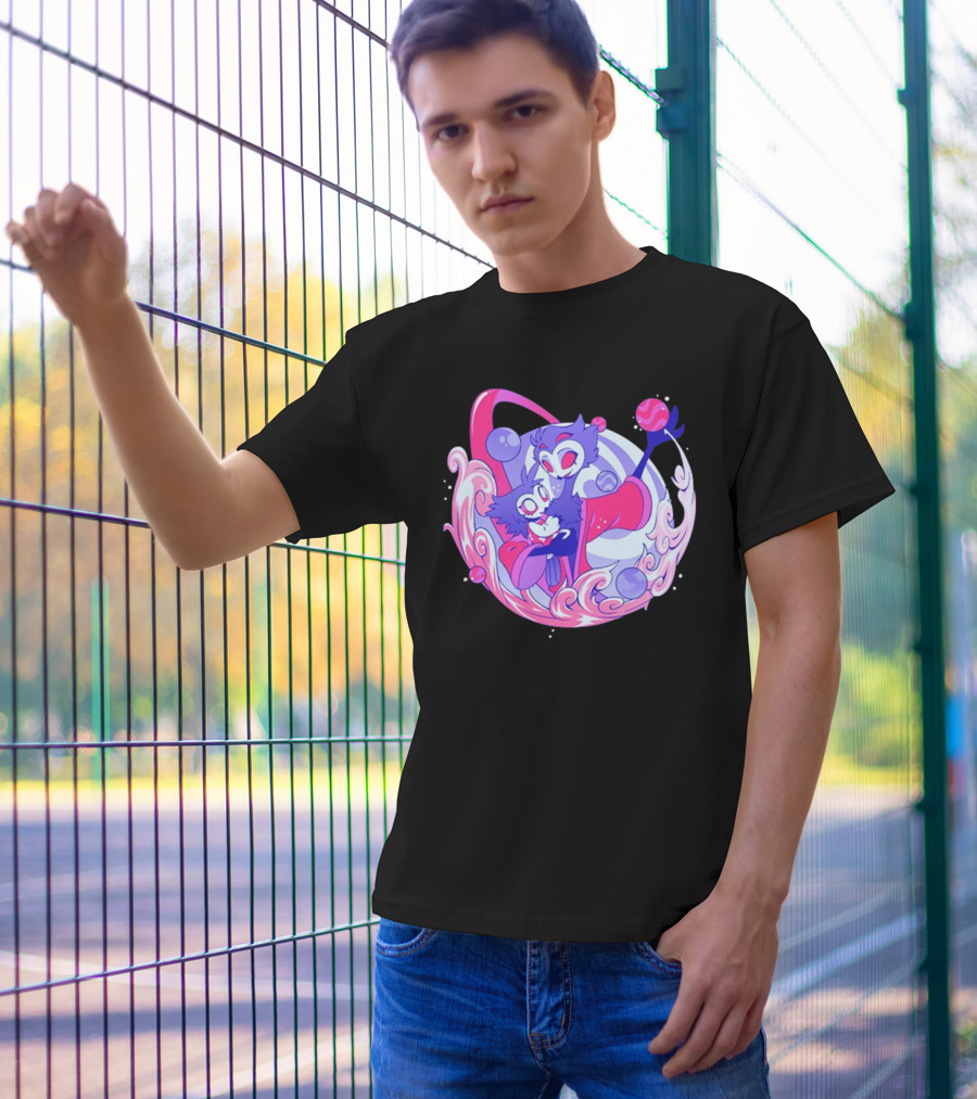 Stolas Owl Demon Cosmic Embrace Lullaby T-Shirt