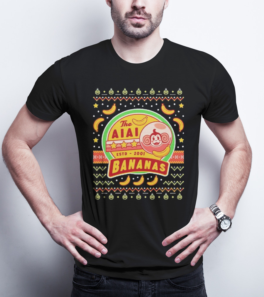 The Aiai Bananas ESTD 2001 Festive T-Shirt
