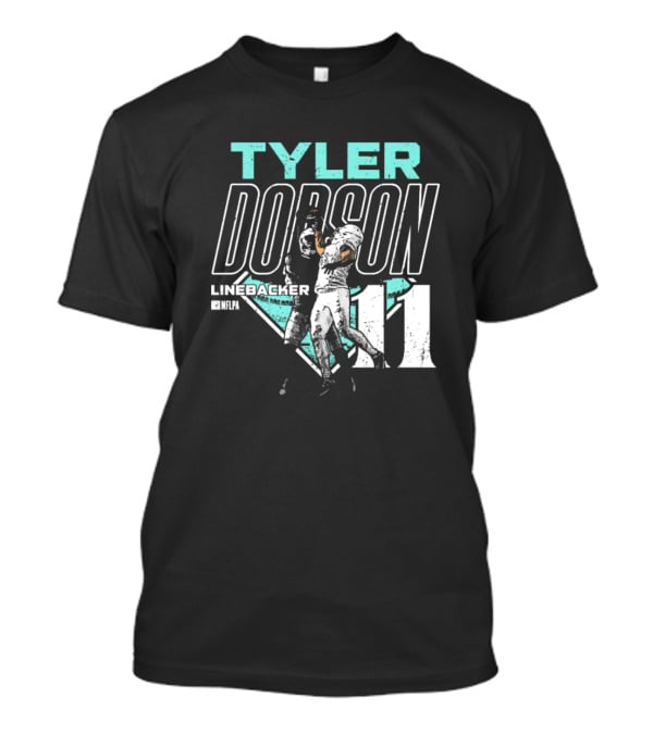 Tyler Dodson NFLPA Miami Dolphins Linebacker One-Handed Catch 11 T-Shirt